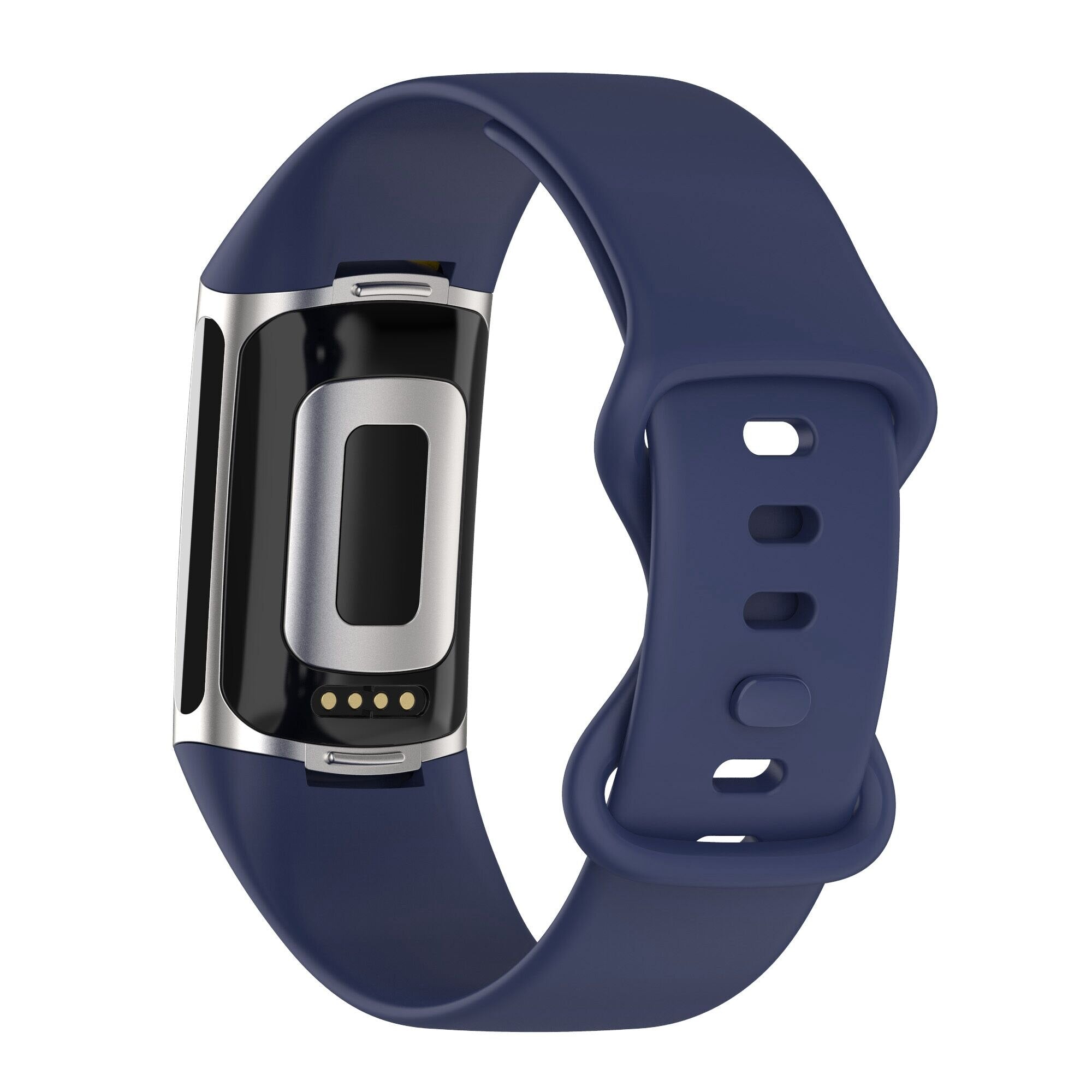Fitbit Charge 5 Strap | Fitbit Charge 6 Strap | Dark Blue Silicone Str ...