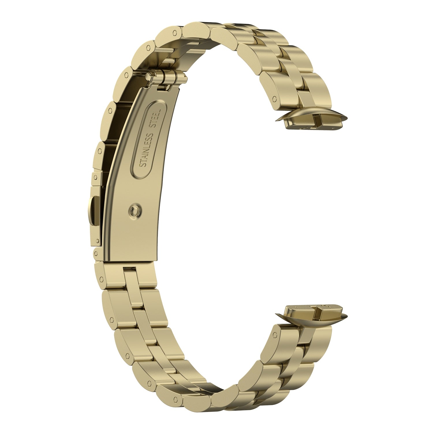 Fitbit Luxe Strap | Classic Steel Strap | Gold – FitStraps™