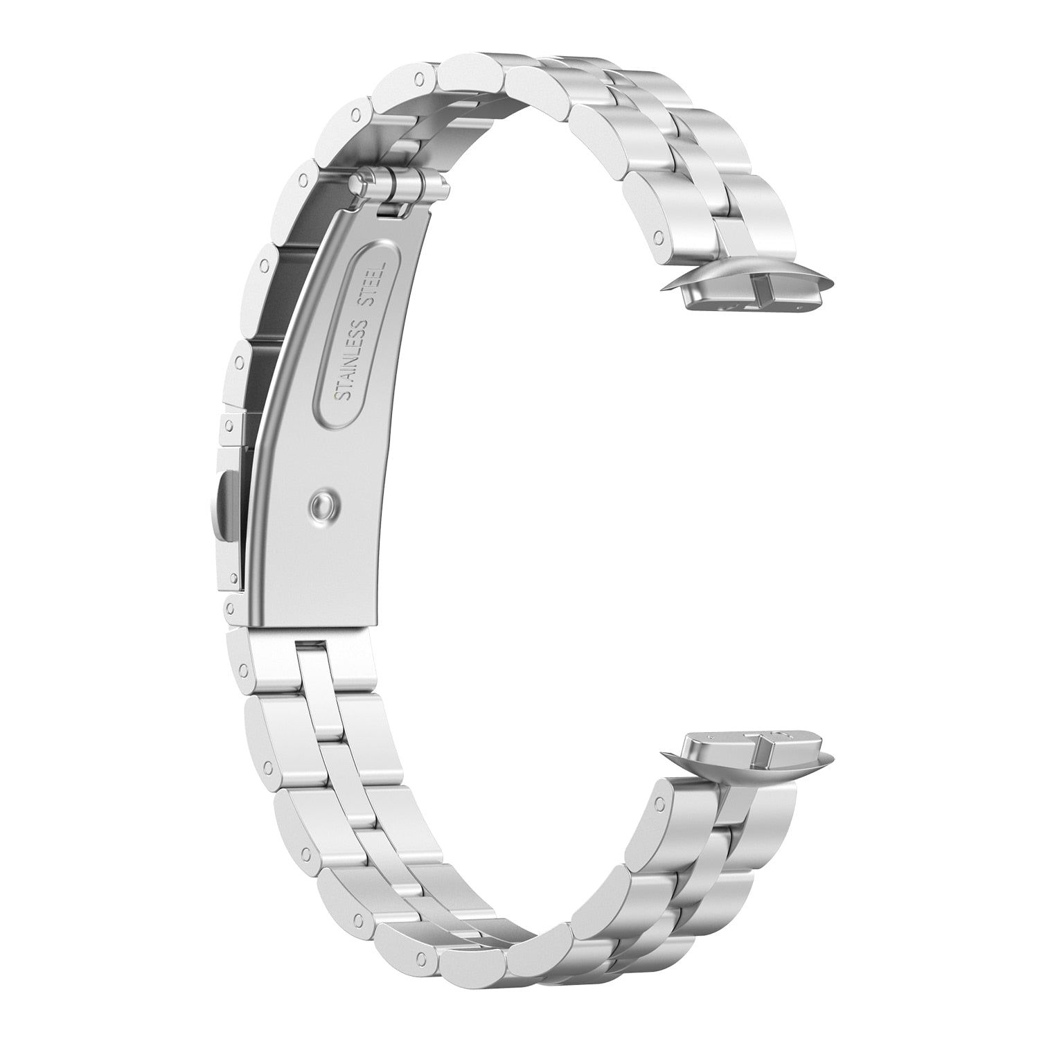 Fitbit Luxe Strap | Classic Steel Strap | Silver – FitStraps®