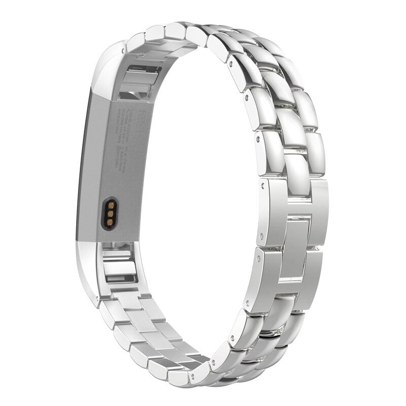For Fitbit Alta and Alta HR | Vintage Steel Strap/Band | 4 Colours Ava ...