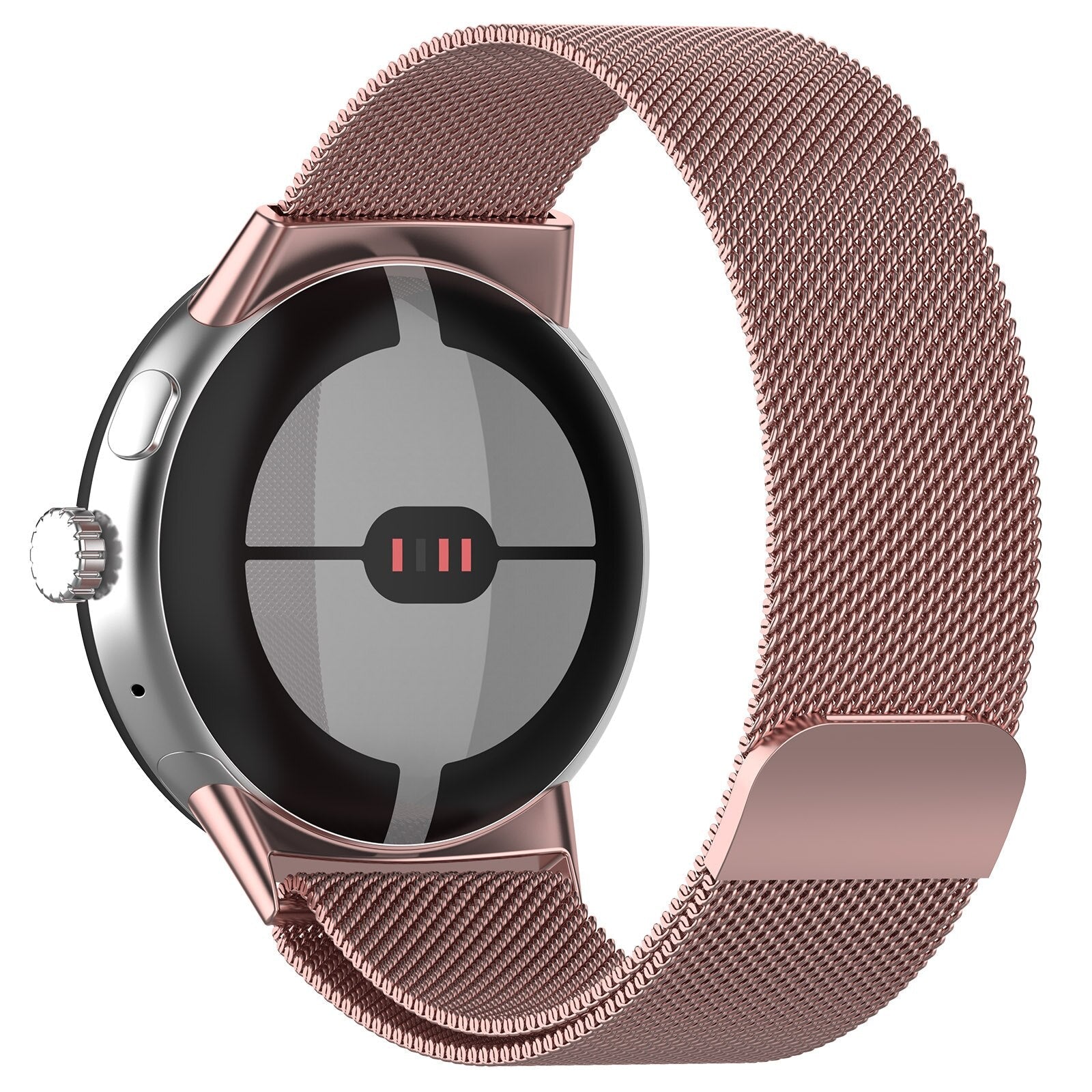 Rose Pink Milanese Google Pixel Watch Strap – FitStraps™