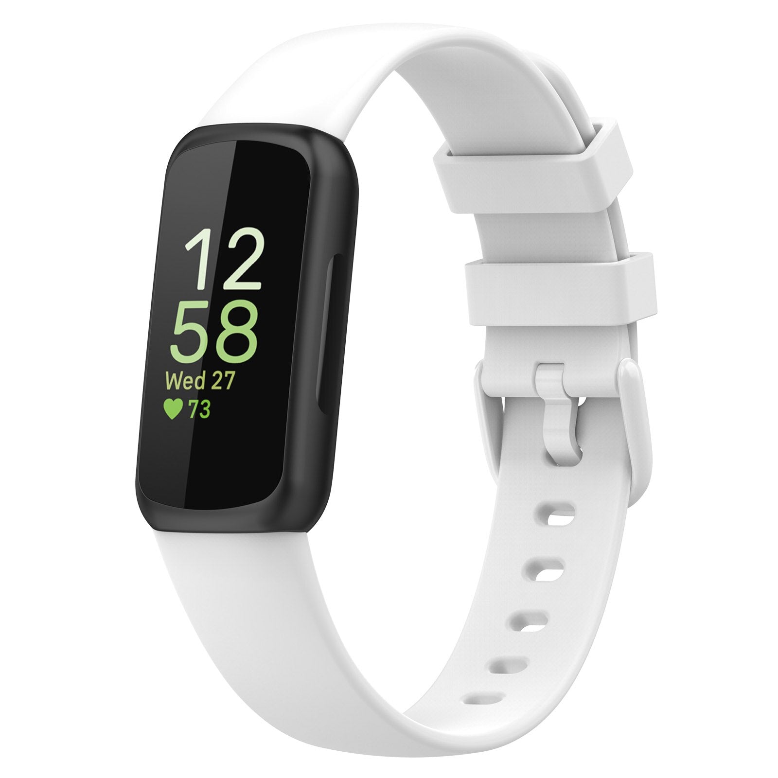 White Silicone Strap | Fitbit Inspire 3 Strap – FitStraps™